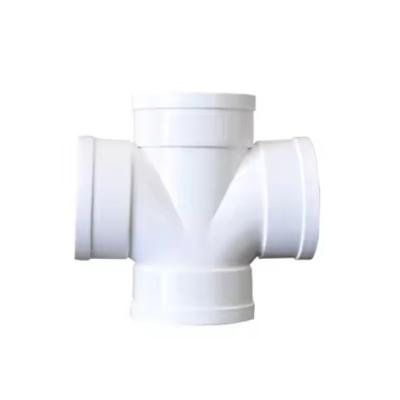 China CPVC 4-way Reducing Pipe For Drainage Garden Plastic Fittings Accessories for sale