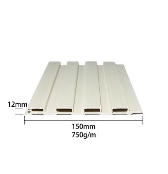 China Wpc Fluted Wall Panel Waterproof Easy-Cleaned Indoor Wall Decoration for sale