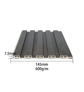 China Modern Inner Decaration WPC Fluted Wall Panel Self-Selected Length Panel for sale