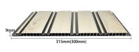 China PVC Fluted Wall Panel Waterproof Fireproof Modern Indoor Decaration Inner Wall Sheet for sale