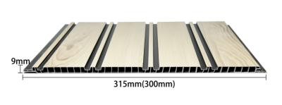 China PVC Fluted Wall Panel Waterproof Fireproof Modern Indoor Decaration Inner Wall Sheet for sale