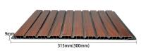 China 9mm Thickness PVC Fluted Wall Panel Low Maintenance  Modern Indoor  Wall Sheet for sale