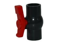 China Plastic PVC Pipe Fitting Ball Valve Slip PVC Simple Ball Valve Agricultural and Light Industrial Aapplications for sale