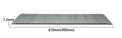 China 7.5mm Thickness  V-Groove PVC Panel Indoor Articals Inner Furniture Decoration PVC Sheet for sale