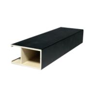 China 50*90mm WPC Tube For Wpc Fluted Wall Panel Hollow Wood Tube Interior Decaration for sale