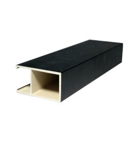China 50*90mm WPC Tube For Wpc Fluted Wall Panel Hollow Wood Tube Interior Decaration for sale