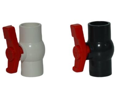 China PVC UPVC Ball Valve Plastic Africa Plastic Ball Valve Irrigation Threaded Compression1/2 Inch 3/4 Inch Plastic PVC UPVC Ball Valve for sale