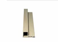 China 300g/m WPC End Line For Wpc Fluted Wall Panel Hollow Wood Tube Interior Decaration for sale