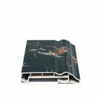 China 600g/m WPC Marble-like End Line For Wpc Fluted Wall Panel Hollow Wood Tube for sale