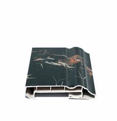 China 600g/m WPC Marble-like End Line For Wpc Fluted Wall Panel Hollow Wood Tube for sale