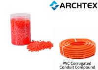 China High Temperature Resistance Antistatic Flexible Granules Compound Corrugated Hose Tube Conduit Pvc Sleeve Gooseneck Flexible Pipe Compound for sale