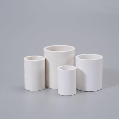 China High Quality UPVC PVC Socket Coupling Straight Pipe Fitting for Water Supply Drainage for sale