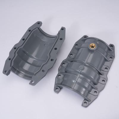 China Corrosion Resistant PVC Huff Festival Fitting with Glue Connection for Water Supply in 63-250 Sizes for sale