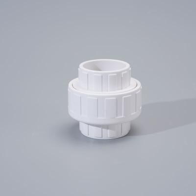 China ASTM Certified PVC Union Socket End Plastic Pipe Fitting for Water Supply Projects for sale