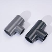 China Popular All Sizes PVC ASTM Sch80 Plastic Tee for High Pressure Pipe for sale