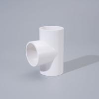 China PVC Tee for Commercial Building Plumbing Networks UPVC Tee for Threaded Branch Access on Water Pipelines for sale