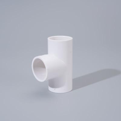 China Wholesale Factory Customized UPVC Plastic Tee with DIN Standard for Agricultural Irrigation Systems and Farm Water Supply for sale