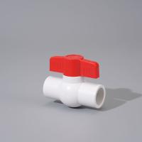 China Eco-Safe PVC Thread Ball Valve Compact Style for Drinking Water Systems with 3-Year Warranty for sale