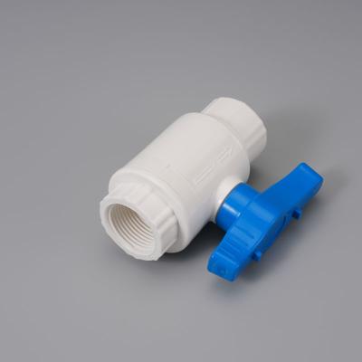 China UPVC Plastic Ball Valve (THREAD) for Industrial-Grade Farm Irrigation Joiner and Water Supply for sale