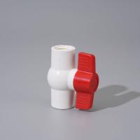 China Reinforced Seal PVC Ball Valve, Thick Gasket Anti-leak Pipe Valve for sale