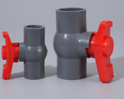 China Commercial Grade PVC Ball Valve for Water Pipeline Projects for sale