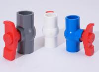China PVC Plastic Ball Valve for Water Pipeline Partition Management for sale