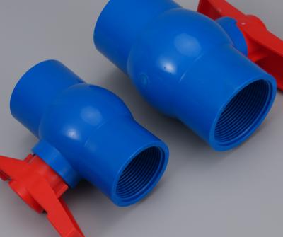 China Multi-functional PVC Plastic Ball Valve for Water Distribution & Diversion for sale