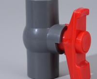 China Modern Design PVC Plastic Ball Valve for Neat Pipe Installation for sale