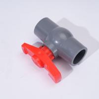 China UPVC Plastic Ball Valve Strong Corrosion Resistance Chemical Sewage Wastewater Pipeline Use for sale