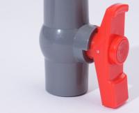 China Durable Seal Customized PVC Plastic Ball Valve for Frequent Custom Opening Closing Use for sale