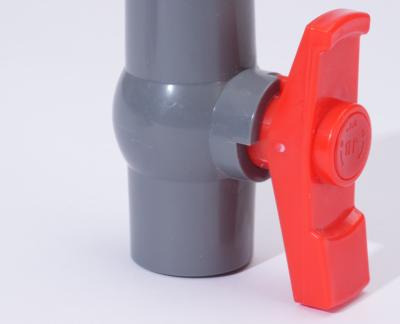 China Durable Seal Customized PVC Plastic Ball Valve for Frequent Custom Opening Closing Use for sale