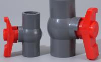 China Commercial Mall Construction Customized PVC Plastic Ball Valve for Custom Large Building Water Supply System for sale