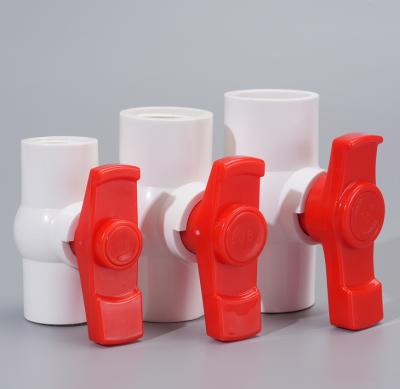 China PVC customized size Plastic Ball Valve for Municipal Water Pipe Network Optimization for sale