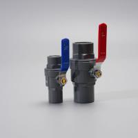 China UPVC Female Thread Ball Valve with Stainless Steel Handle for Plumbing System for sale