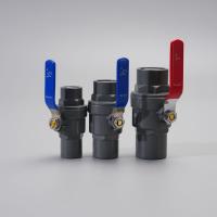 China Stainless Steel Handle UPVC Female Thread Ball Valve for Water Supply Plumbing for sale