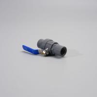 China Stainless Steel Lever UPVC Female Ball Valve Water Supply Pipeline Plumbing Accessories for sale
