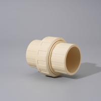 China CPVC Union Fitting Spigot Socket Type High Pressure For Hot Water Plumbing System for sale
