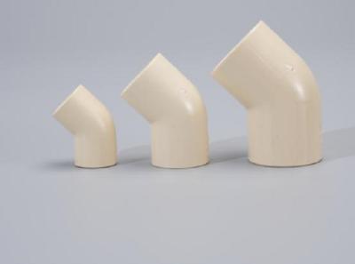China China Manufactured CPVC 45 Degree Elbow Pipe Fitting for Water Supply Industrial Farm Pipeline for sale