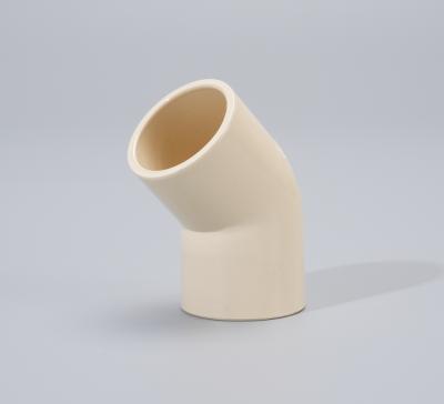 China CPVC 45 Degree Elbow High Performance Made in China for Industrial Circulation Water Farm Irrigation for sale
