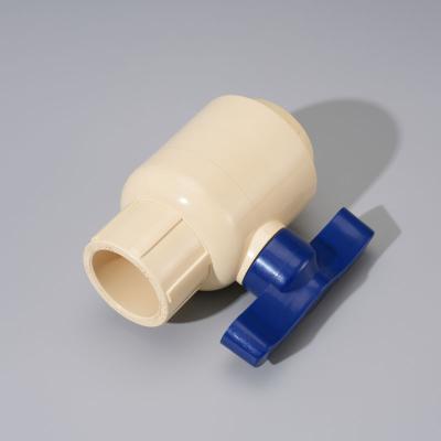 China CPVC Single Union Ball Valve High Temperature Resistant for Hot Water Supply Pipe Fittings for sale