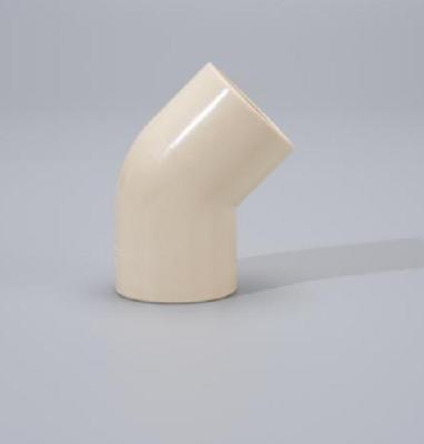 China Flexible Installation CPVC 45 Degree Elbow for Industrial Piping Agriculture Irrigation Water Supply for sale