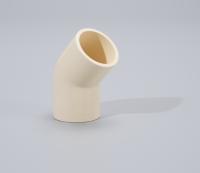 China Chinese OEM Factory CPVC 45 Degree Elbow for Industrial Farm Water Irrigation Pipeline for sale