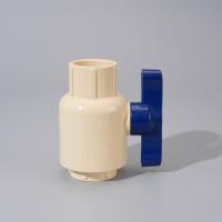China CPVC Single Union Ball Valve High Temp Resistant Plastic Valve for Hot Water Plumbing Piping System for sale
