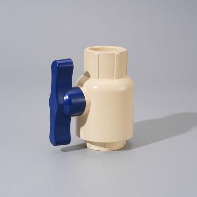 China CPVC Single Union Ball Valve High Temp Resistant for Hot Water Plumbing Piping System for sale