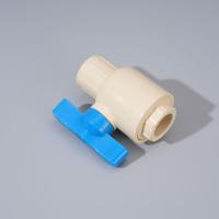 China High Temp CPVC Single Union Ball Valve Plastic Shut‑off Valve for Hot Water Pipeline for sale