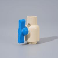 China CPVC Single Union High Temp Ball Valve Plastic Shut‑off Valve for Hot Water Pipe for sale