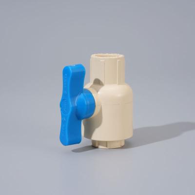 China CPVC Single Union High Temp Ball Valve Plastic Shut‑off Valve for Hot Water Pipe for sale