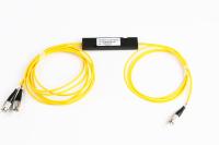 China 1550nm ABS FBT Fiber Optic PLC Splitter 1x2 for GPON FTTH Networks for sale