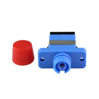 China 0.2dB Low Loss 1310nm Single Mode FC SC Fiber Optic Adapter Simplex Flange for sale