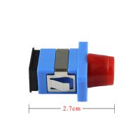 China 0.2dB Low Loss 1310nm Single Mode FC SC Fiber Optic Adapter Simplex Flange for sale